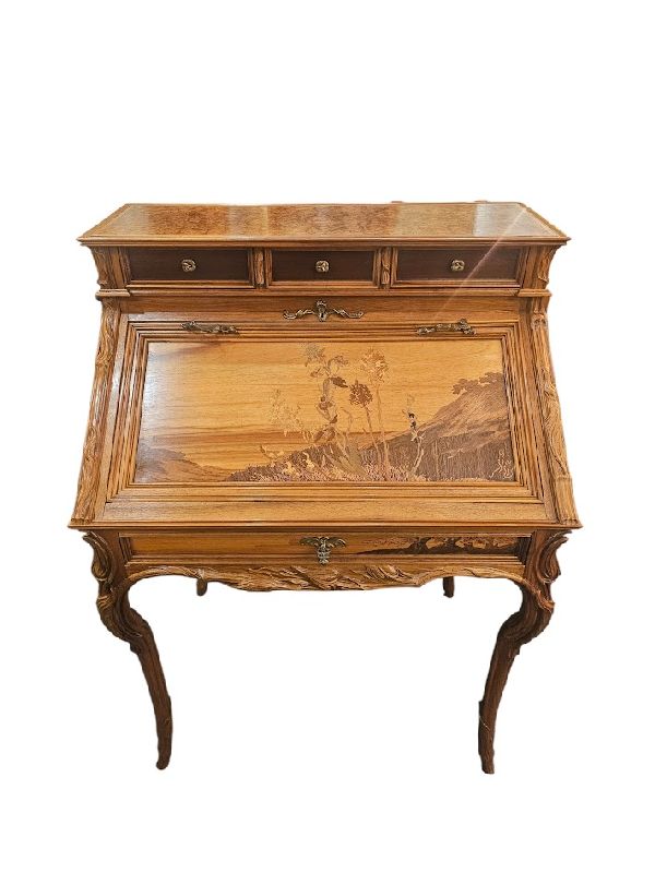 Emile Gallé Exceptional “Forest Lorraine” Desk – Art Nouveau Antiques